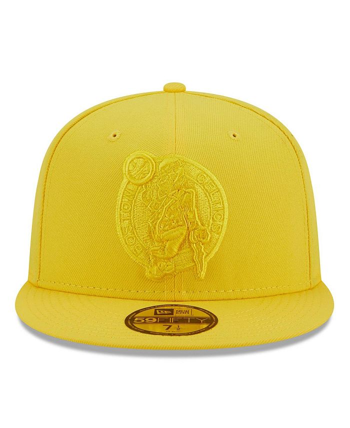 New Era Men's Yellow Boston Celtics Color Pack 59FIFTY Fitted Hat - Macy's
