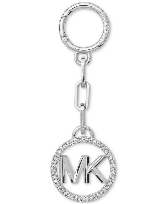 Michael Kors Michael Kors Charms Metal MK Circle Pave Key Charm - Macy's