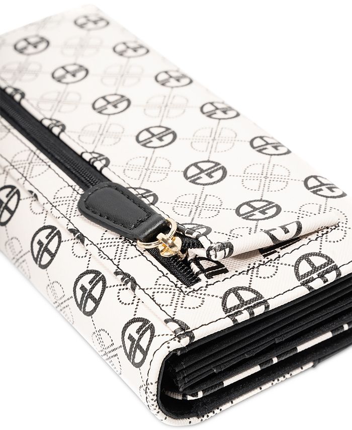 Giani Bernini Tonal Signature Wallet, Created for Macy's & Reviews ...