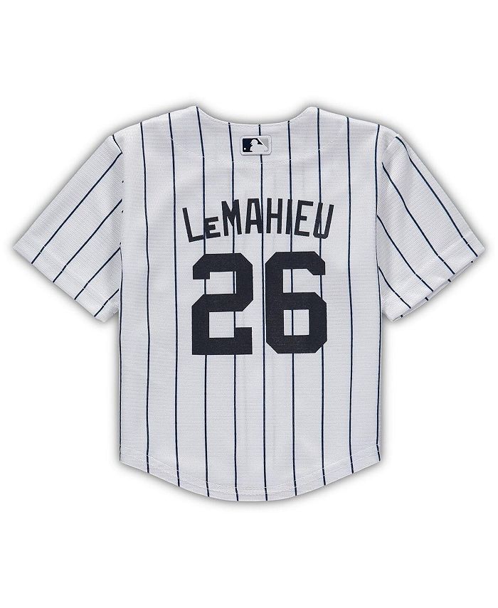 Nike Infant Girls and Boys DJ LeMahieu White New York Yankees Home ...