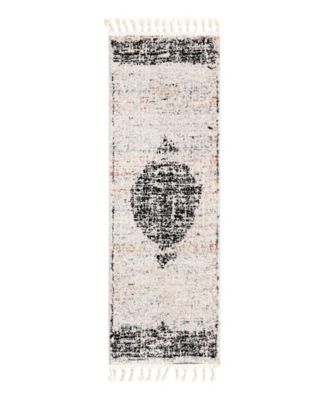 Bayshore Home Porthos POR06 2' x 6' Runner Area Rug - Macy's