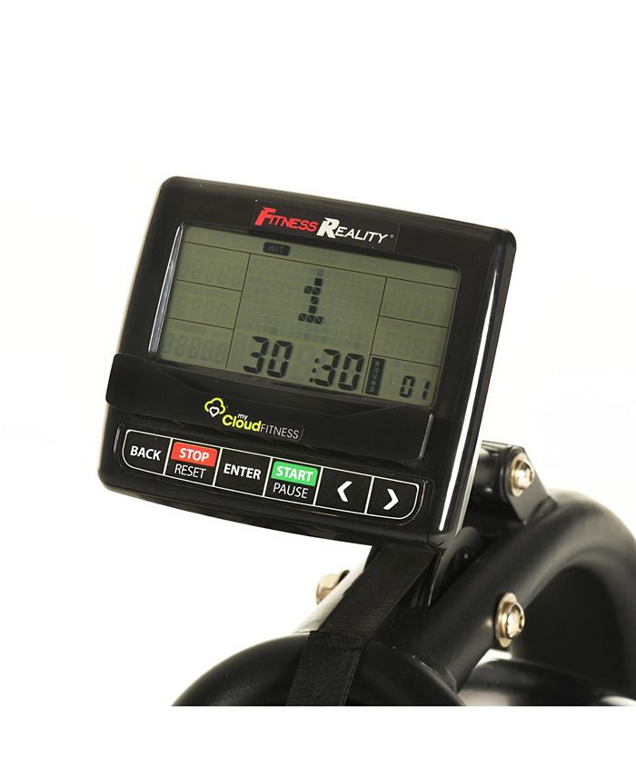 Fitness Reality 3000WR Bluetooth Water Rower Rowing Machine with Hit ...