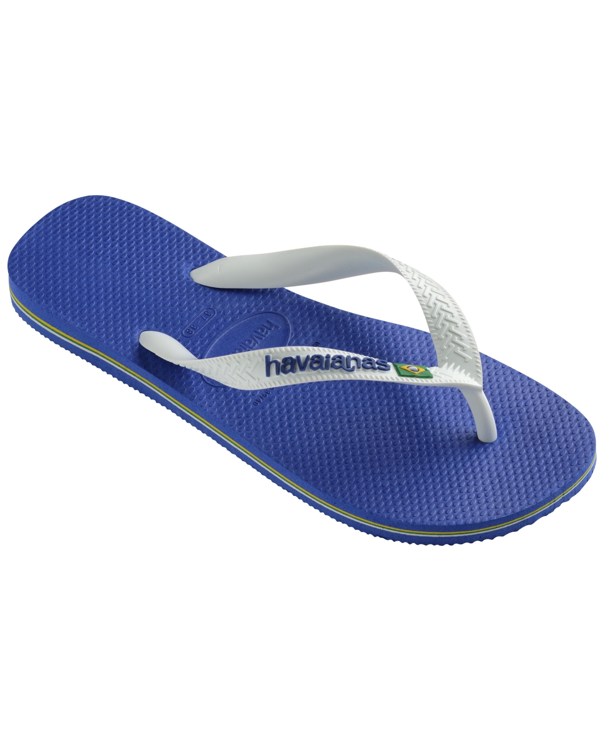 Click here for Havaianas Mens Brazil Logo Flip-Flop Sandals - Mar... prices