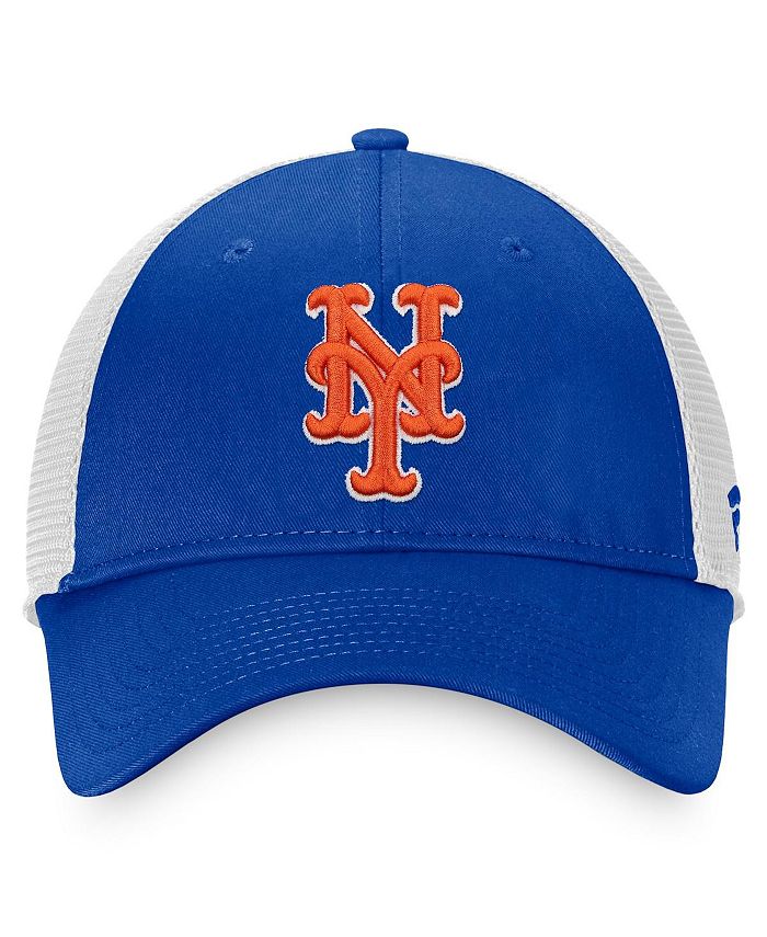 Fanatics Men's Royal, White New York Mets Core Trucker Snapback Hat ...