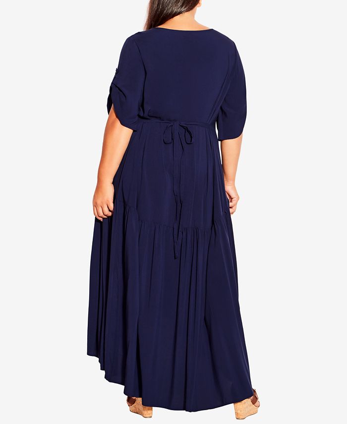 Avenue Plus Size Val Dress & Reviews - Dresses - Plus Sizes - Macy's