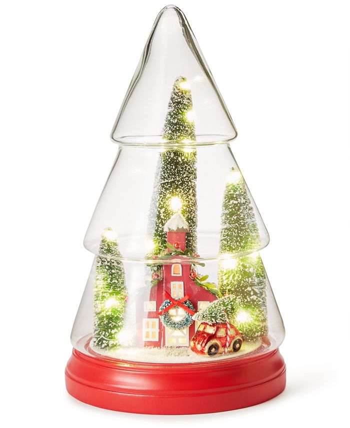 Holiday Lane Pastel Prism Lighted Christmas Tree Figurine, Created for ...