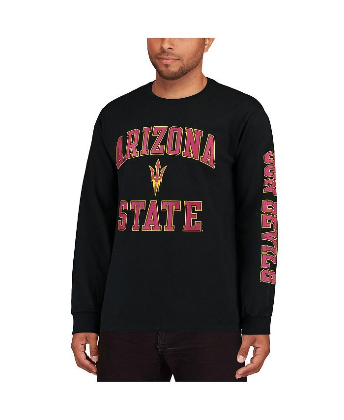 Fanatics Men's Black Arizona State Sun Devils Distressed Arch Over Logo ...