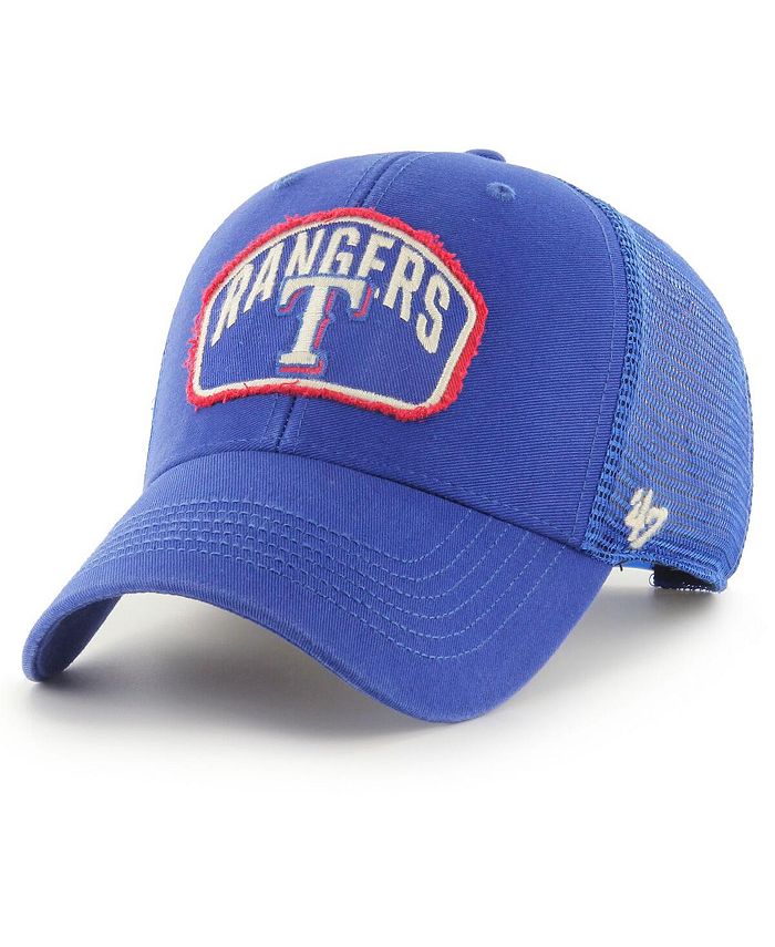 '47 Brand Men's '47 Royal Texas Rangers Cledus MVP Trucker Snapback Hat ...