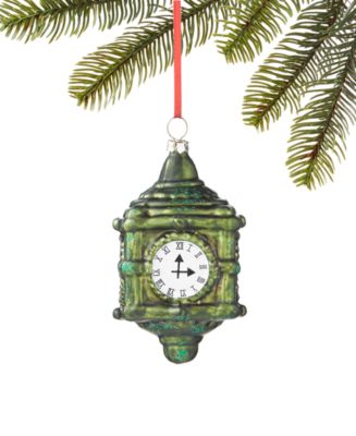 Holiday Lane Chicago Glass Marshall Field's Clock Ornament, Exclusively ...