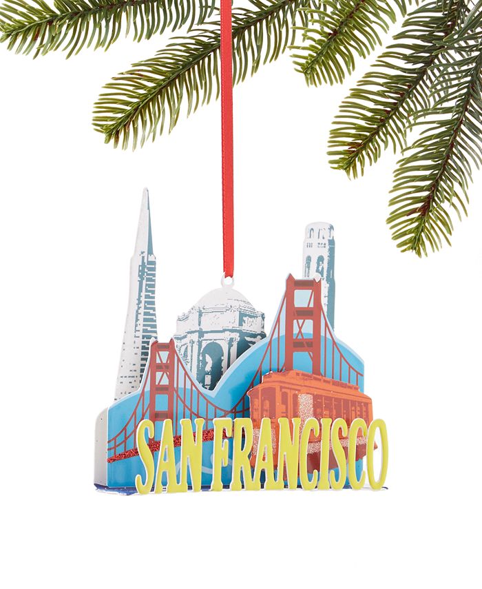 Holiday Lane San Fransisco Skyline Ornament, Created for Macy's - Macy's