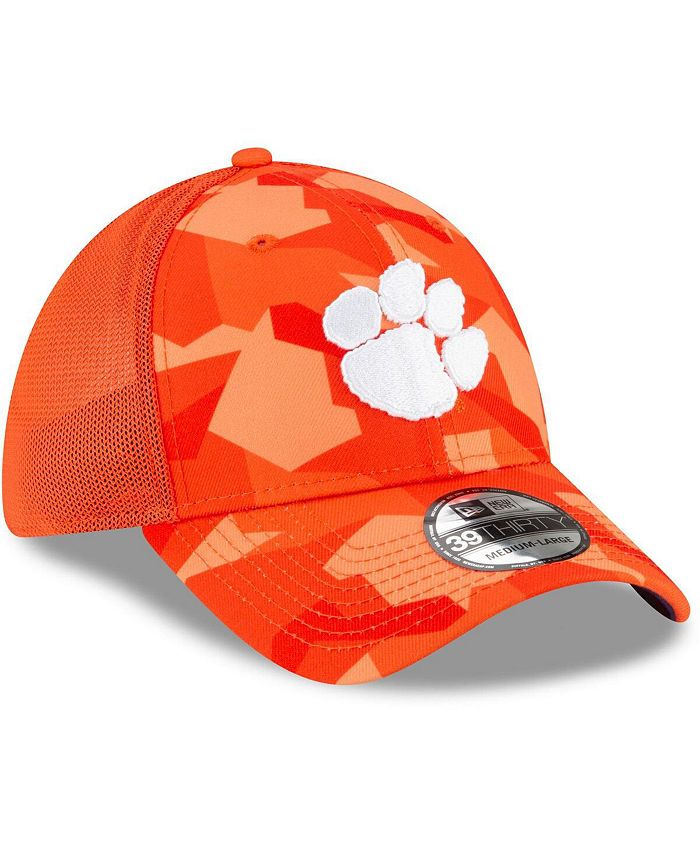 New Era Men's Orange Clemson Tigers Mutated Camo 39THIRTY Flex Hat - Macy's