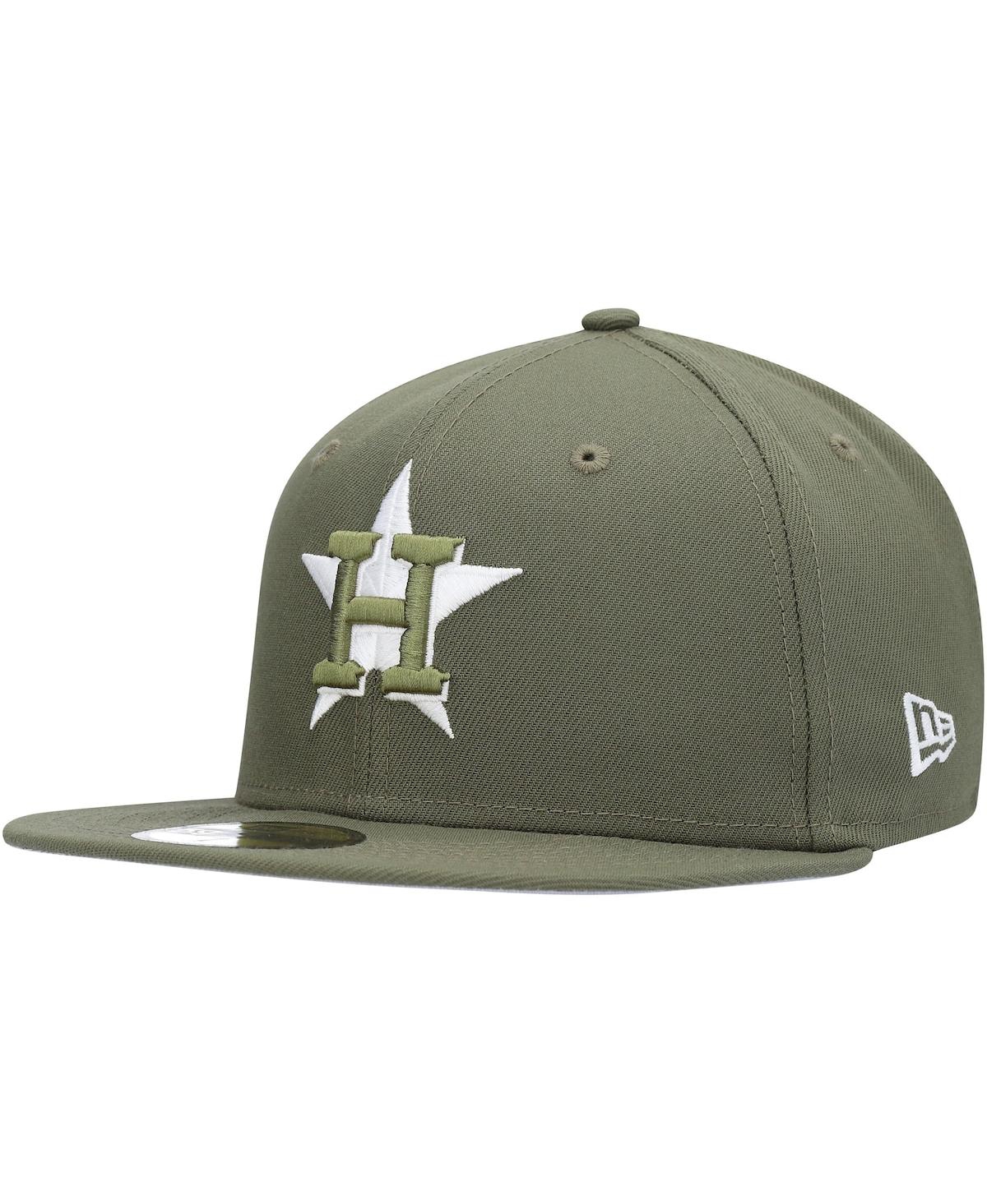 Click here for Mens New Era Olive Houston Astros Logo White 59FIF... prices