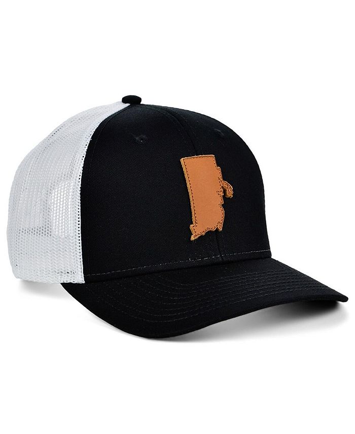 Local Crowns Men's Black and White Rhode Island Statement Trucker ...