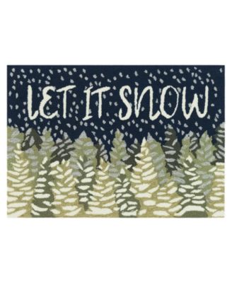 Click here for Liora Manne Frontporch Let It Snow Area Rug prices