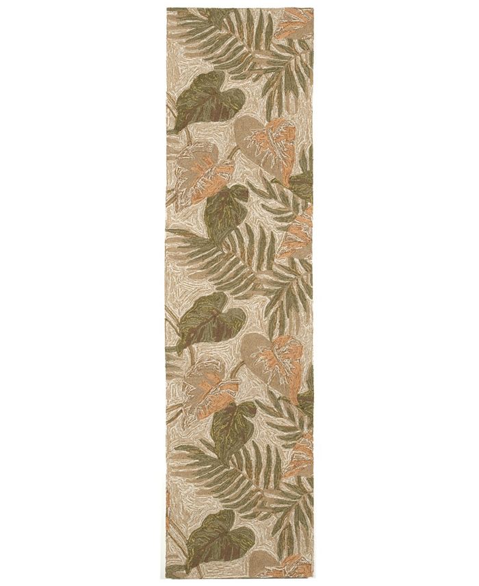 Liora Manne' Ravella Tropical Leaf Area Rug - Macy's