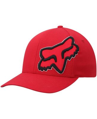 Men's Fox Red Solid Episcope Flex Hat - Macy's
