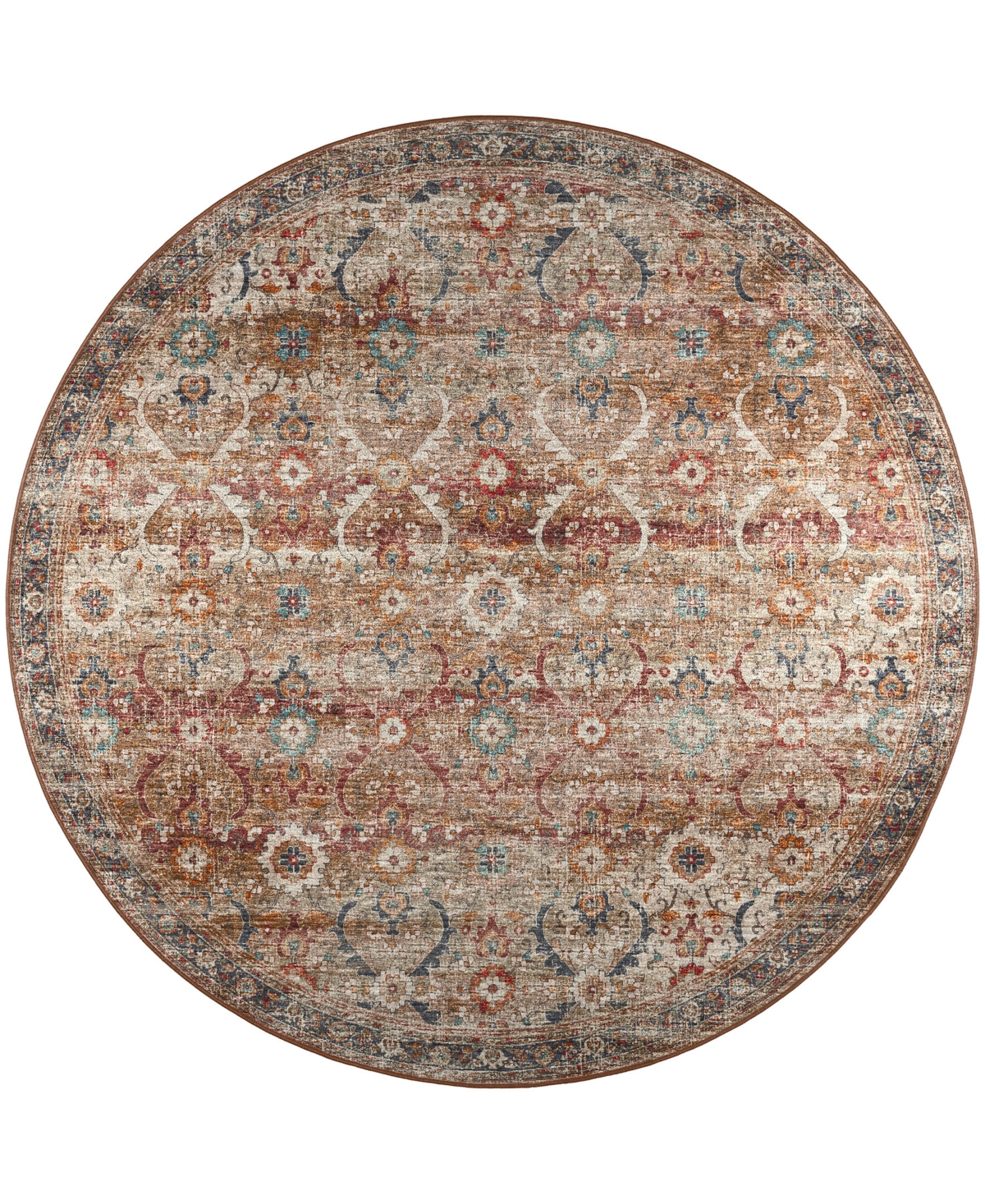 Click here for Dalyn Jericho JC1 8 x 8 Round Area Rug - Taupe prices