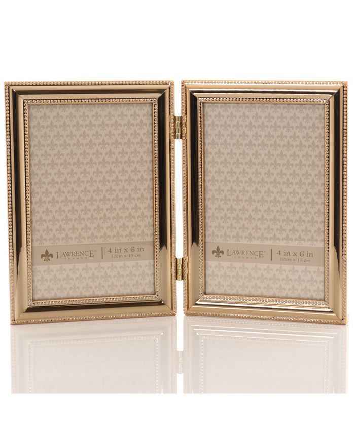 Lawrence Frames Classic Double Beaded Picture Frame, 4" x 6" - Macy's
