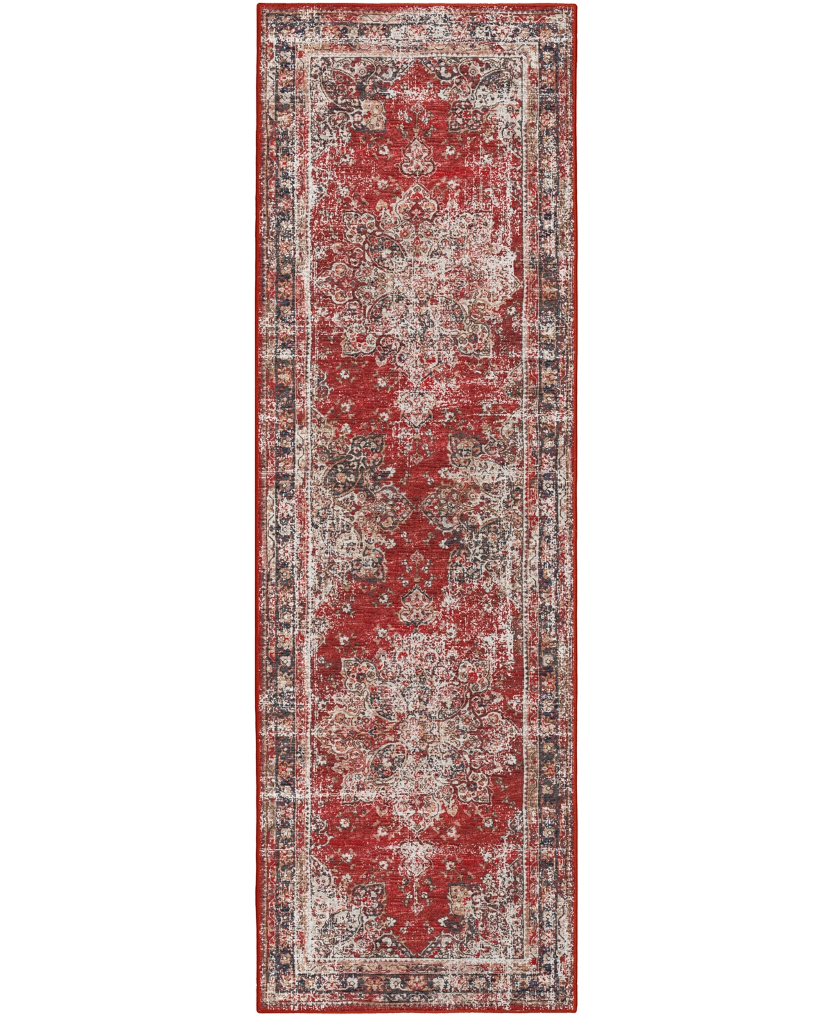 Click here for Dalyn Jericho JC6 26 x 8 Runner Area Rug - Burgund... prices