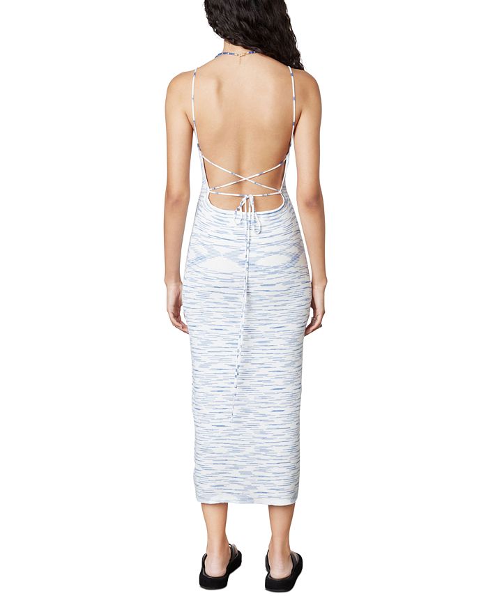 NIA Women's Open-Back Knit Slip Dress & Reviews - Dresses - Women - Macy's