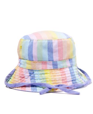 Little Girls Reversible Bucket Hat - Macy's