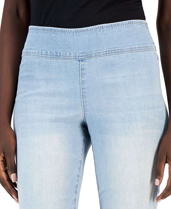 INC International Concepts Women's Pull-On Straight-Leg Jeans, Created ...