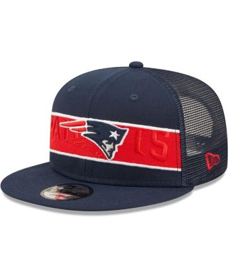 Men's New Era Navy New England Patriots Tonal Band 9Fifty Snapback Hat ...