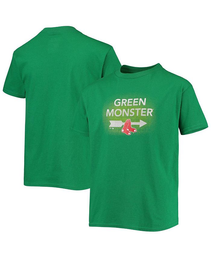 Outerstuff Big Boys Green Boston Red Sox Green Monster T-shirt - Macy's