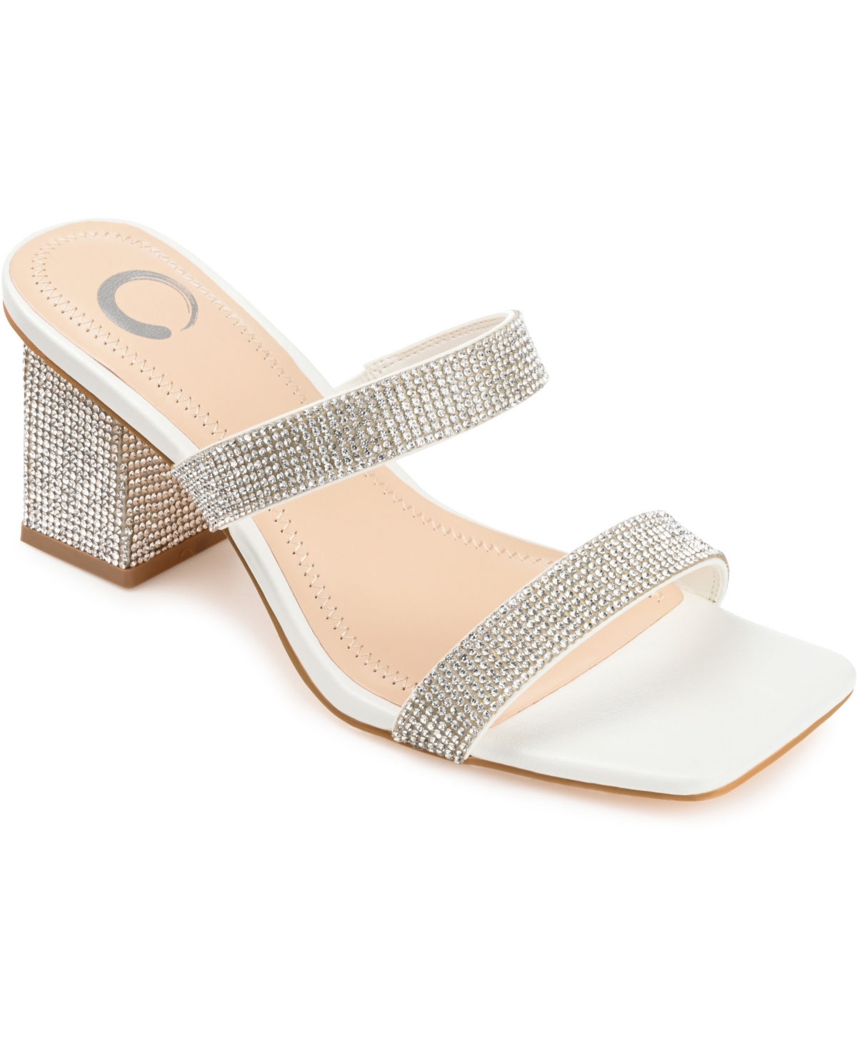 Click here for Journee Collection Womens Shandee Rhinestone Sanda... prices