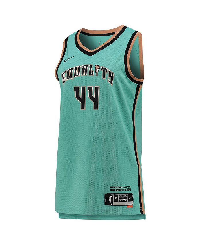 Nike Women's Betnijah Laney Seafoam Green New York Liberty Rebel ...