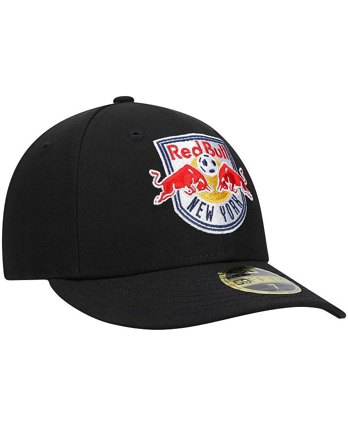 New Era Men's Black New York Red Bulls Primary Logo Low Profile 59FIFTY ...