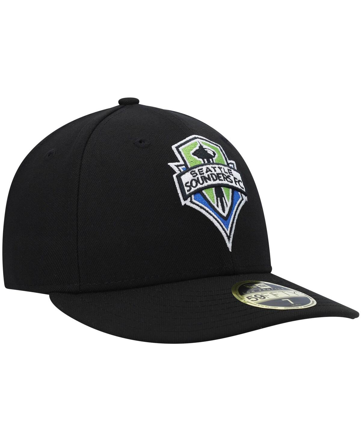 New Era Men's New Era Black Seattle Sounders Fc Primary Logo Low ...