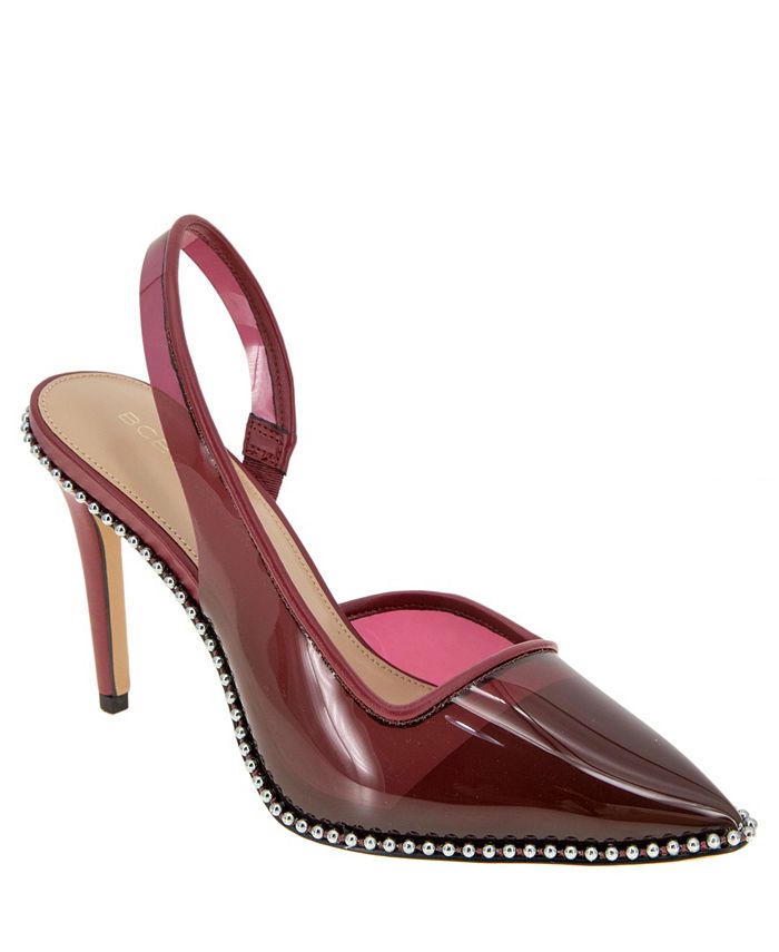BCBGeneration Women's Hamina Vinyl Slingback Pump - Macy's