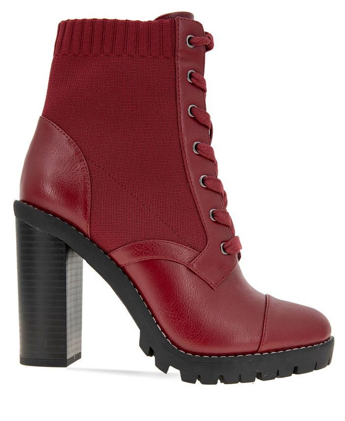 BCBGeneration Women's Pilas Lug Sole Bootie - Macy's