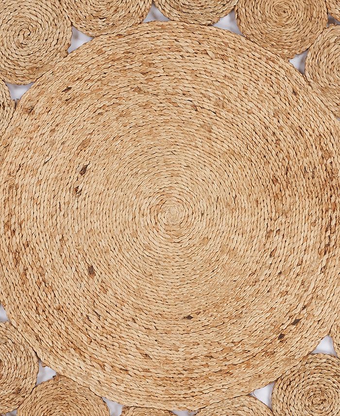 LR Home Posh PSH12030 6' x 6' Round Area Rug - Macy's