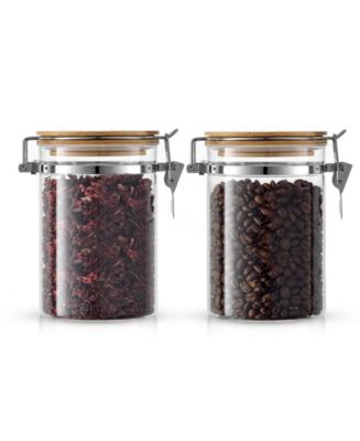JoyJolt 2 Piece Glass Jars Set, 810ml - Macy's