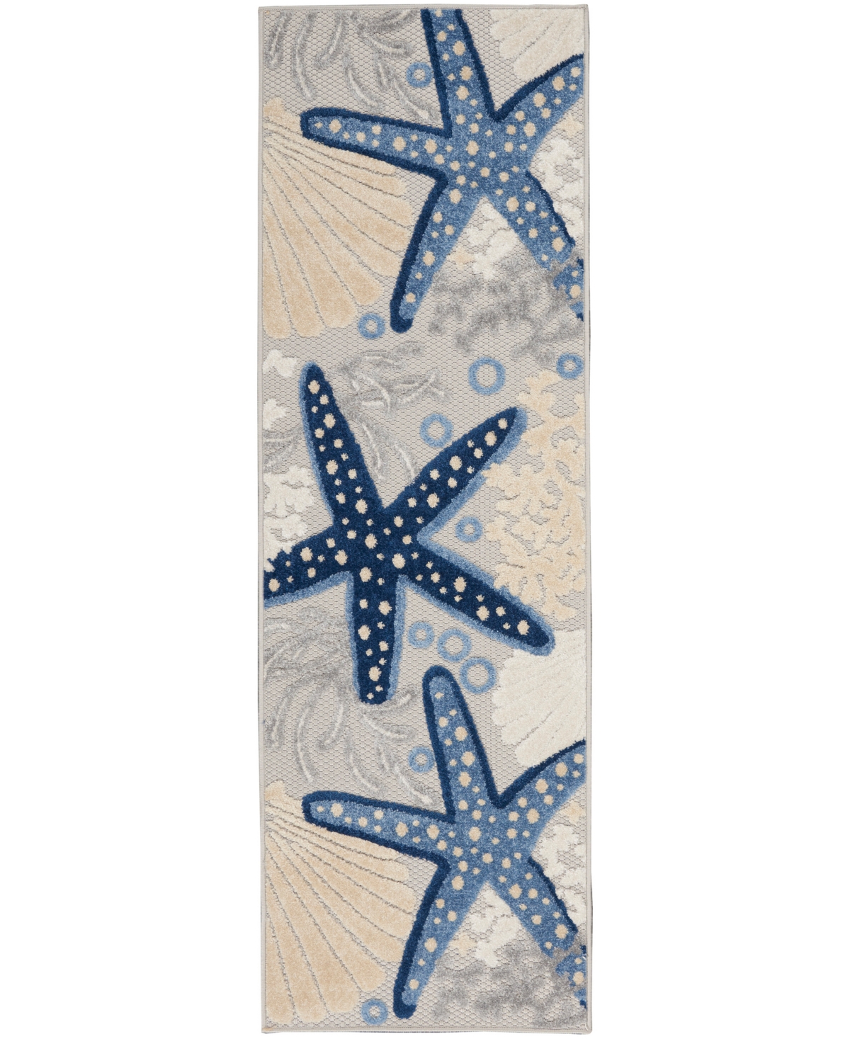 Click here for Nourison Home Aloha ALH24 23 x 8 Runner Rug - Blue... prices