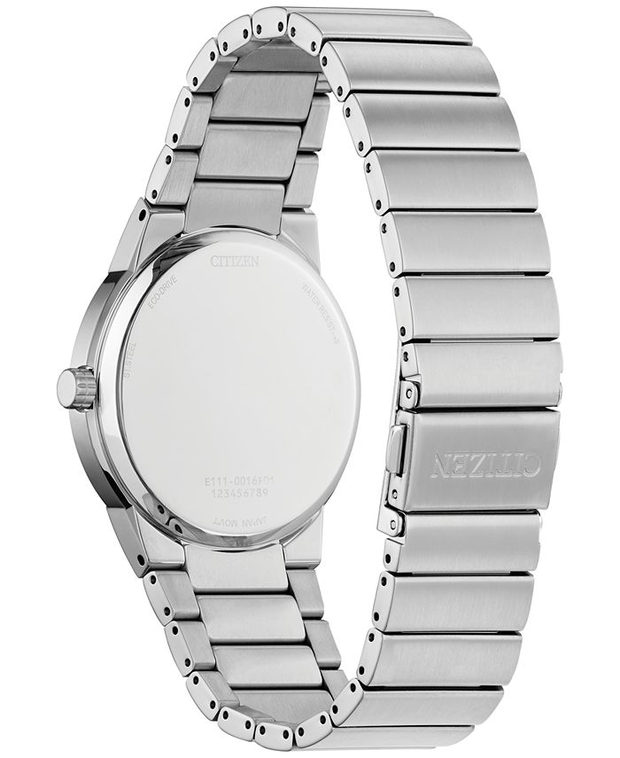 Citizen Eco-Drive Men's Modern Axiom Stainless Steel Bracelet Watch ...