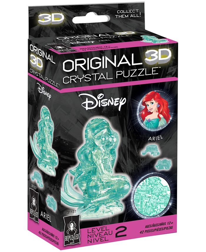 BePuzzled 3D Disney Ariel Crystal Puzzle Set, 42 Piece - Macy's