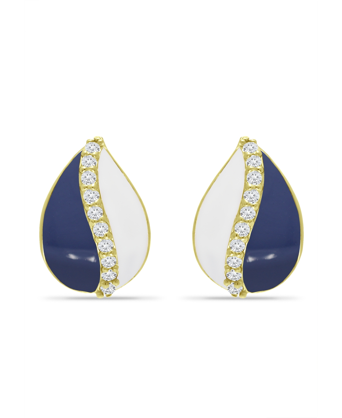 Click here for Giani Bernini Cubic Teardrop Huggie Hoop Earrings... prices