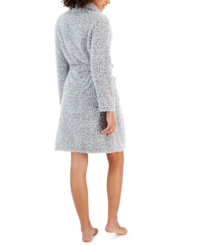 Charter Club Short Shaggy Fleece Robe, Created for Macy's & Reviews ...