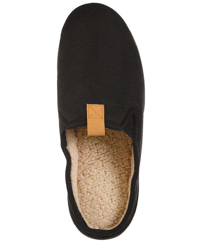 Isotoner Men's Microsuede Hoodback Slipper - Macy's