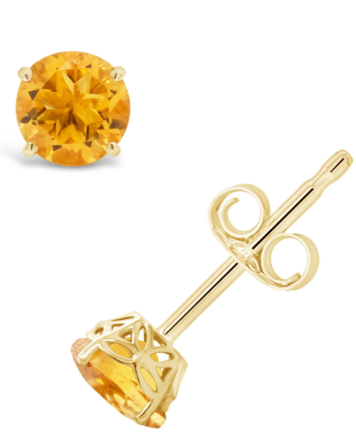 Click here for Citrine (7/8 ct. t.w.) Stud Earrings in 14K Yellow... prices