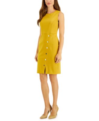 Kasper Women's Snap-Front Sheath Dress, Regular and Petite Sizes - Macy's