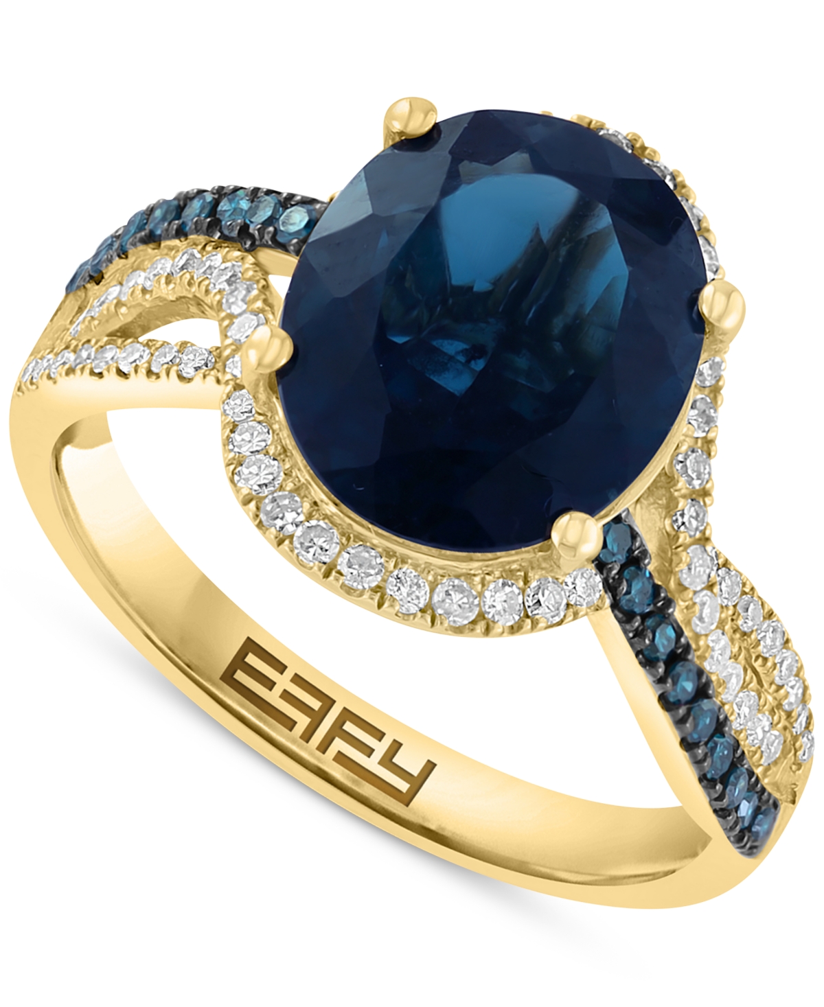 Click here for Effy London Blue Topaz (4-1/6 ct. t.w.) & Diamond... prices