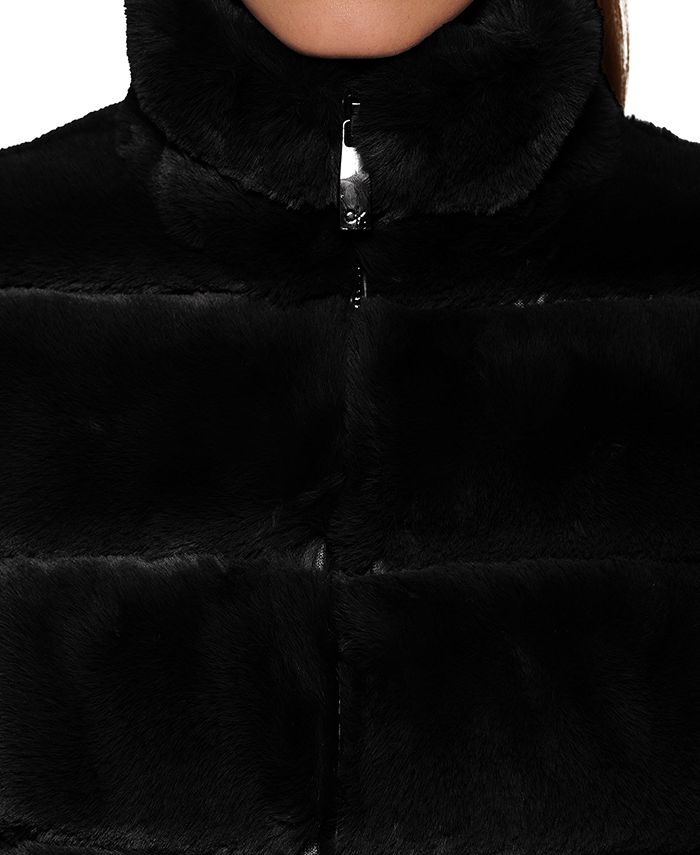 Calvin Klein Women's Faux-Fur Coat & Reviews - Coats & Jackets - Women ...