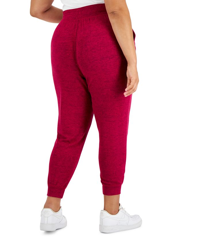 ID Ideology Plus Size Drawstring Knit Joggers, Created for Macy's ...