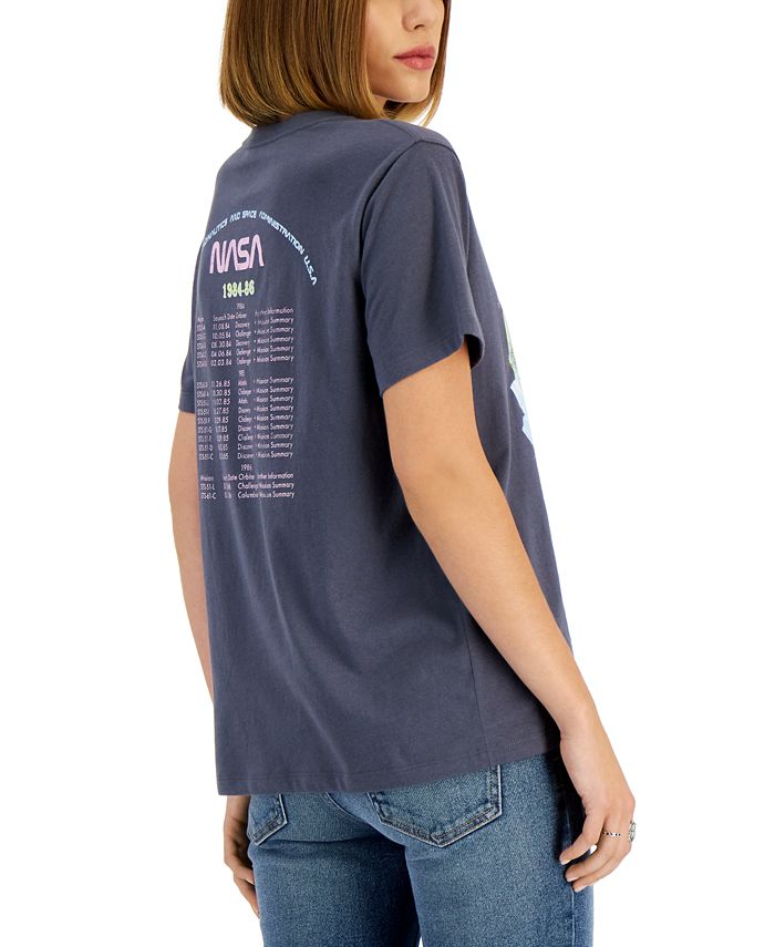 Grayson Threads Black Juniors' NASA Graphic T-Shirt - Macy's