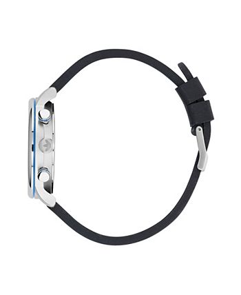 adidas Unisex Chrono Code One Chrono Black Silicone Strap Watch 40mm ...