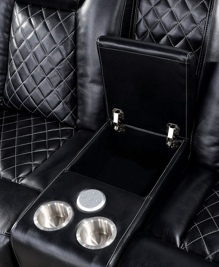 Furniture of America Cheba Power Reclining Loveseat - Macy's